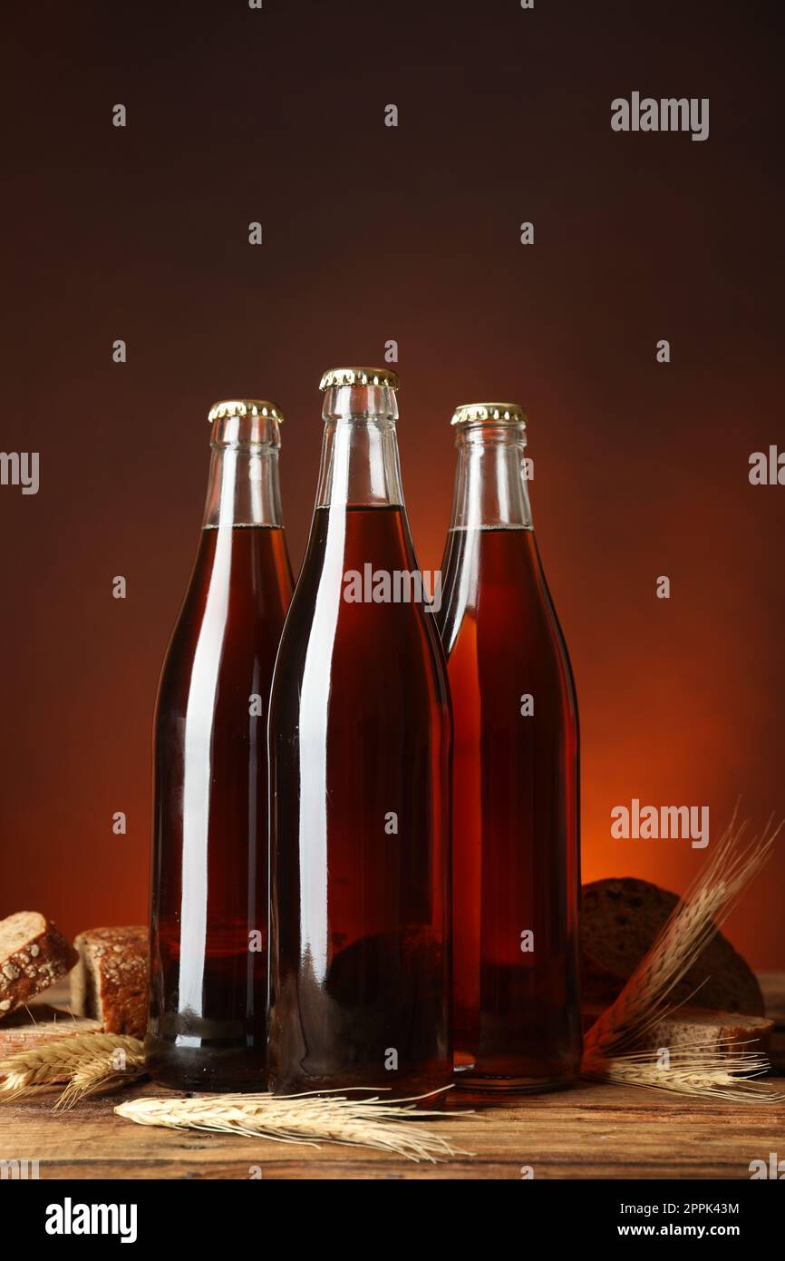Kvass bottles hi-res stock photography and images - Alamy