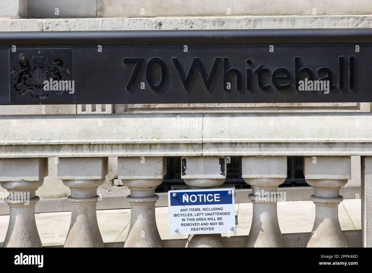 A sign outside 70 Whitehall in central London Stock Photo - Alamy