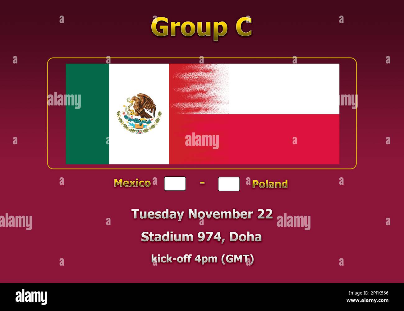 3d illustration schedule of World Cup Qatar 2022 Stock Photo - Alamy