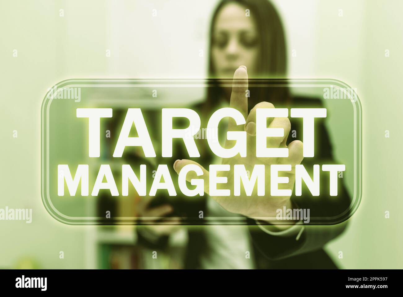 Handwriting text Target Management. Business overview nurturing the ...