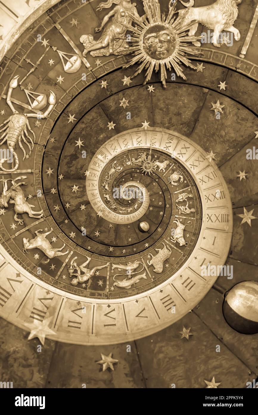 Astrological background with zodiac signs and symbol Stock Photo - Alamy