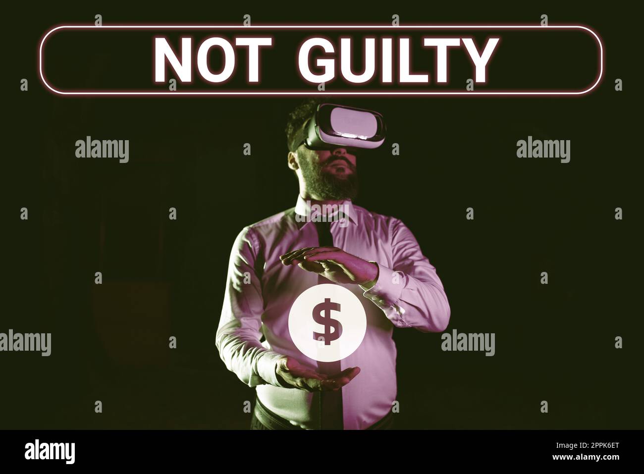 Writing displaying text Not Guilty. Conceptual photo someone is ...