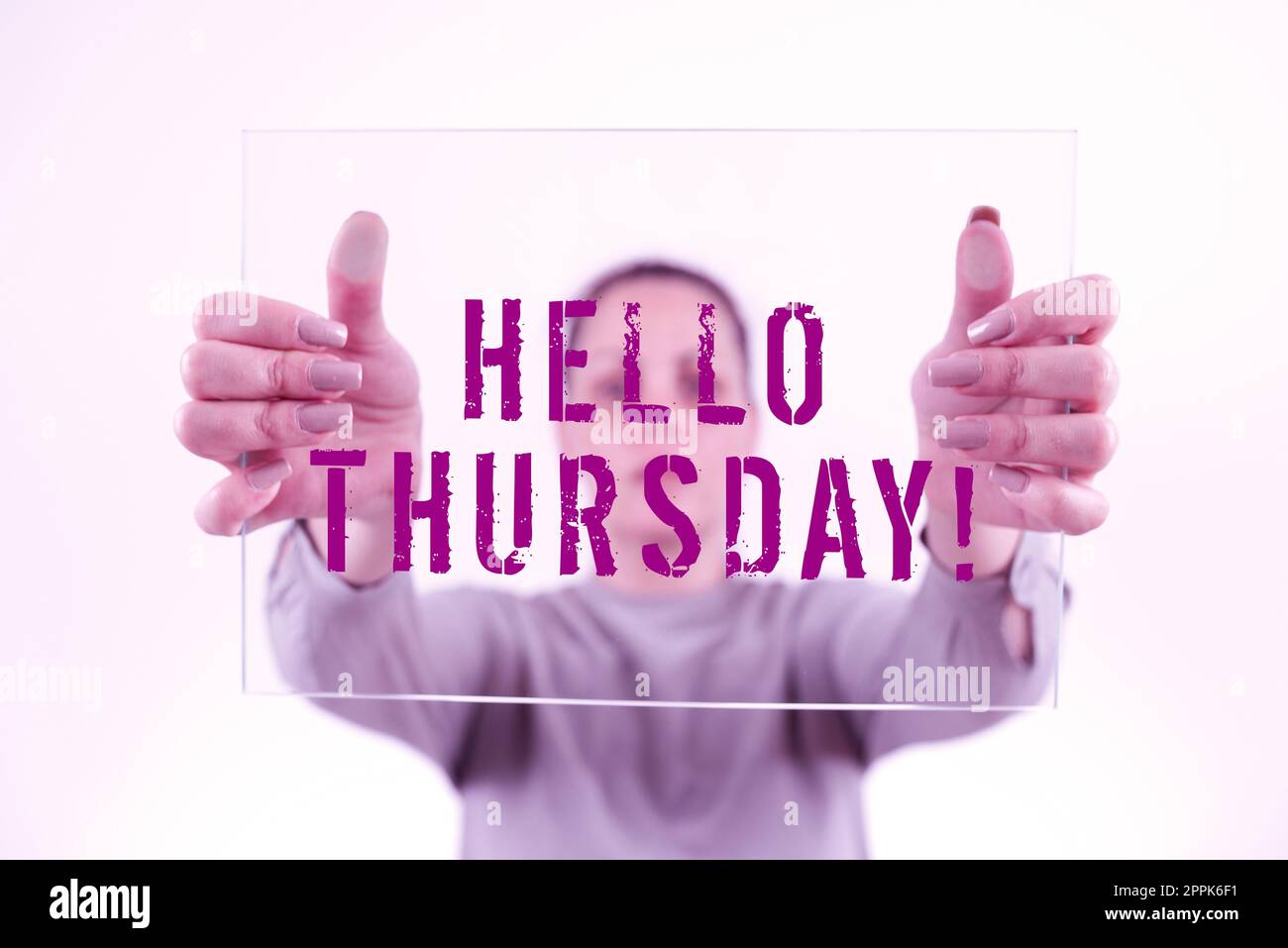 Inspiration showing sign Hello Thursday. Internet Concept a positive ...