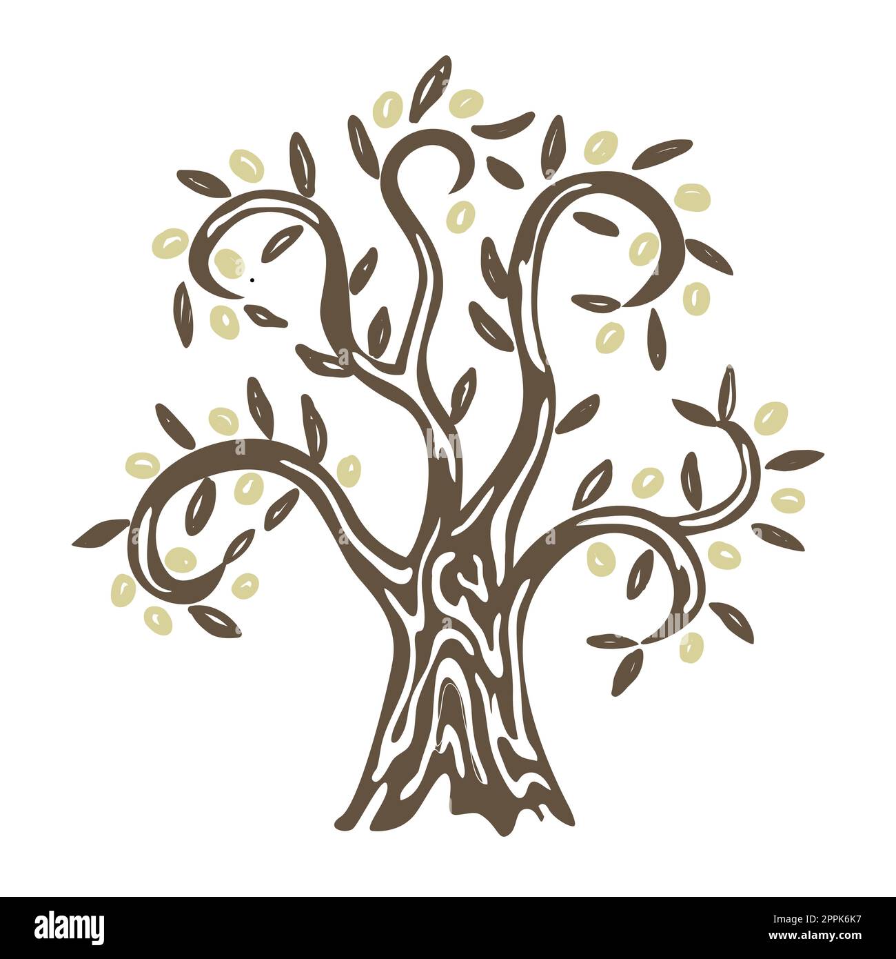 Olive Tree Silhouette Olive Tree Free Vector Clipart Images On