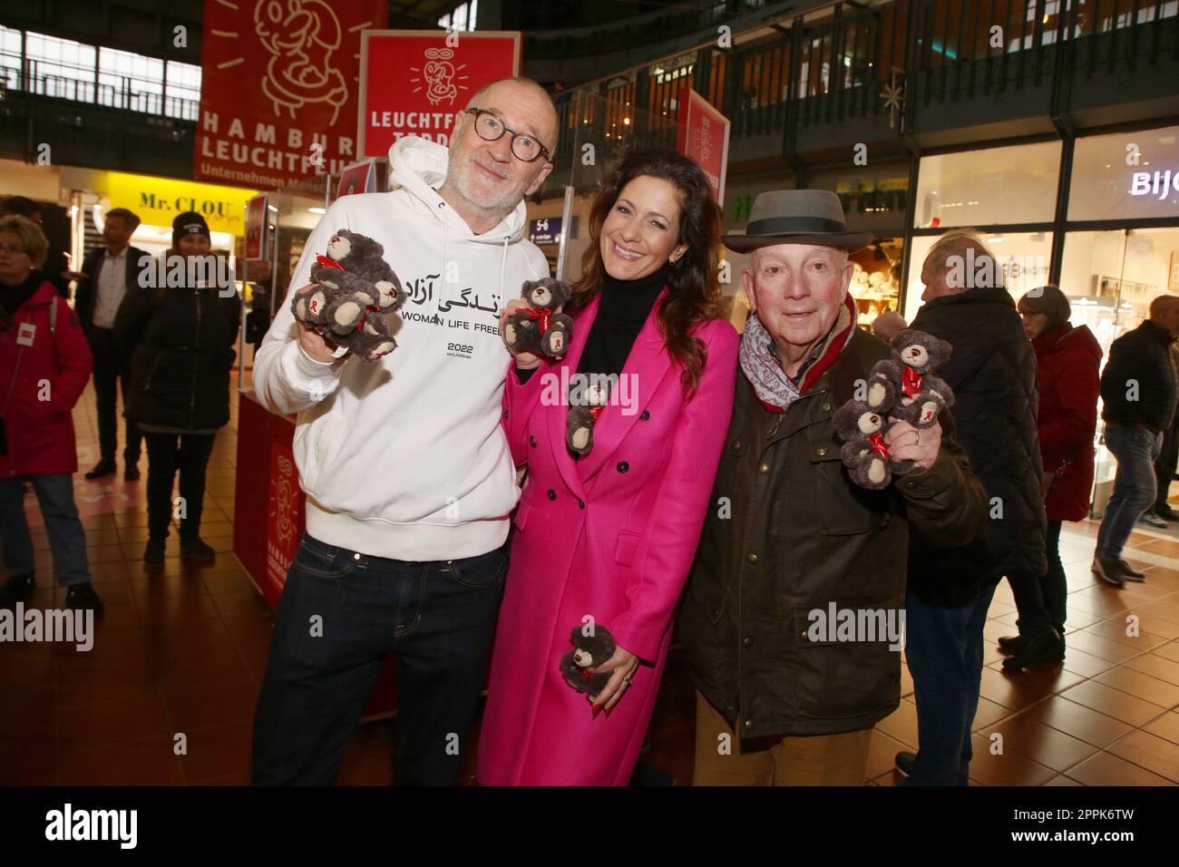 Peter Lohmeyer,Angela Roy,Horst Schroth,Leuchtfeuer Charity Aktion ...