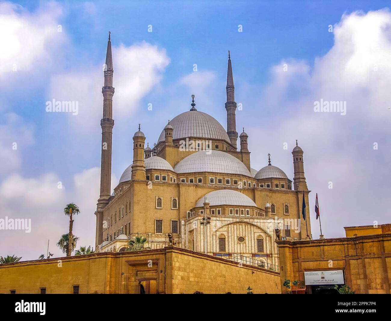 The Great Mosque of Muhammad Ali Pasha or Alabaster Mosque Stock Photo ...