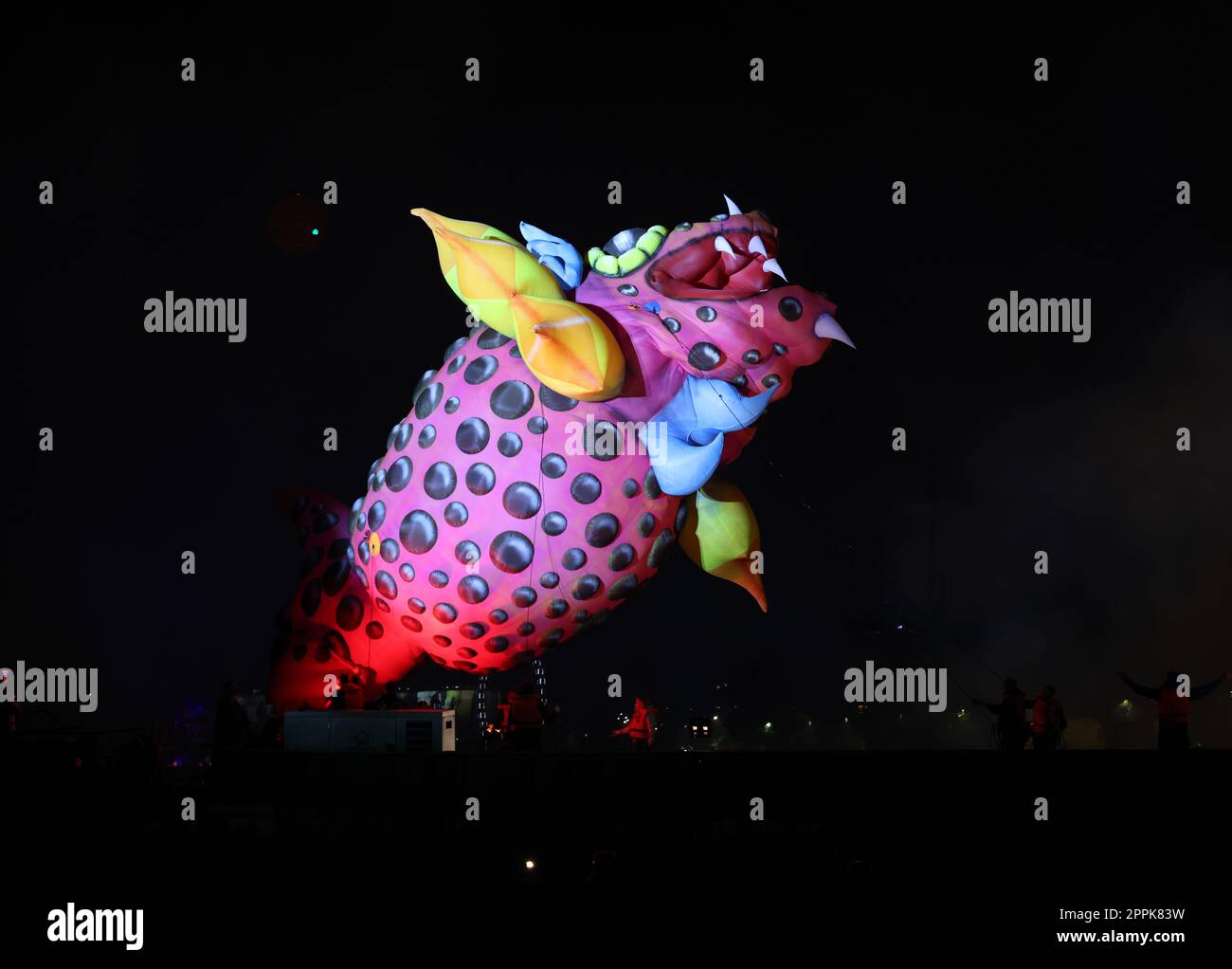 Great Dragon Parade in Cracow Stock Photo - Alamy