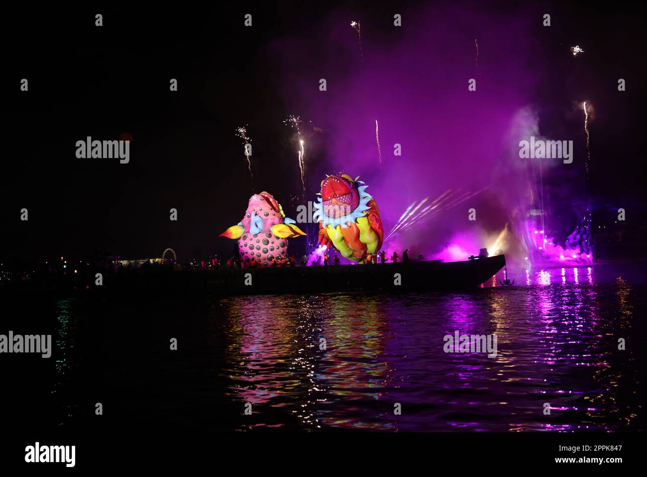 Great Dragon Parade in Cracow Stock Photo - Alamy