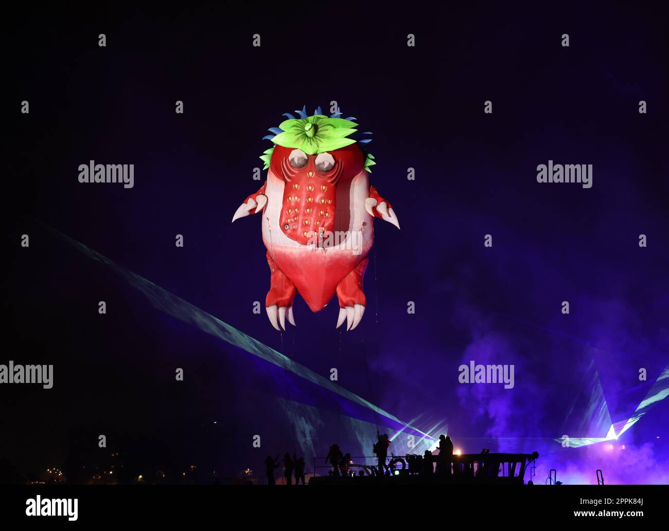 Great Dragon Parade in Cracow Stock Photo - Alamy