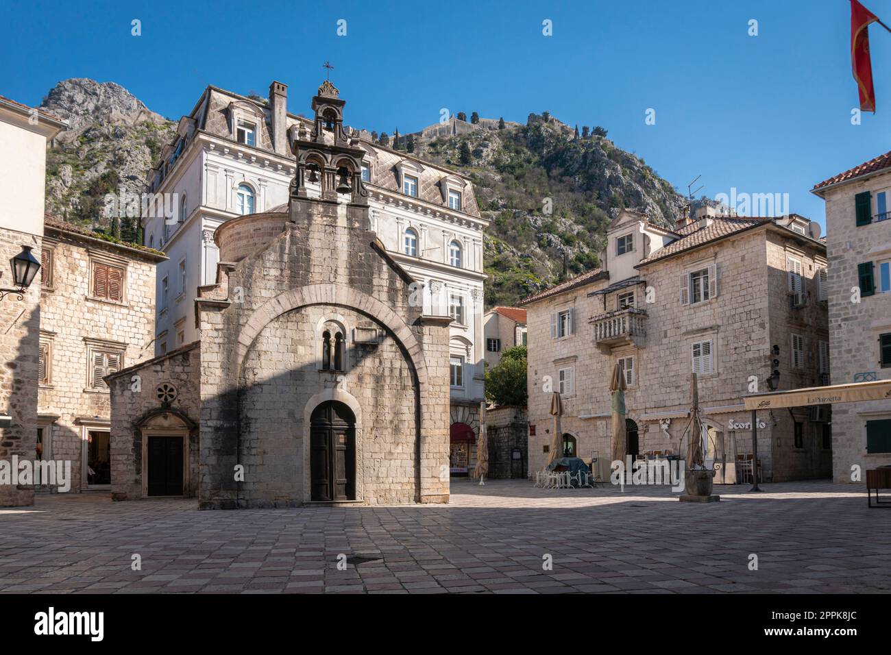 Church of Saint Luke, Kotor Old Town in Montenegro Stock Photo - Alamy