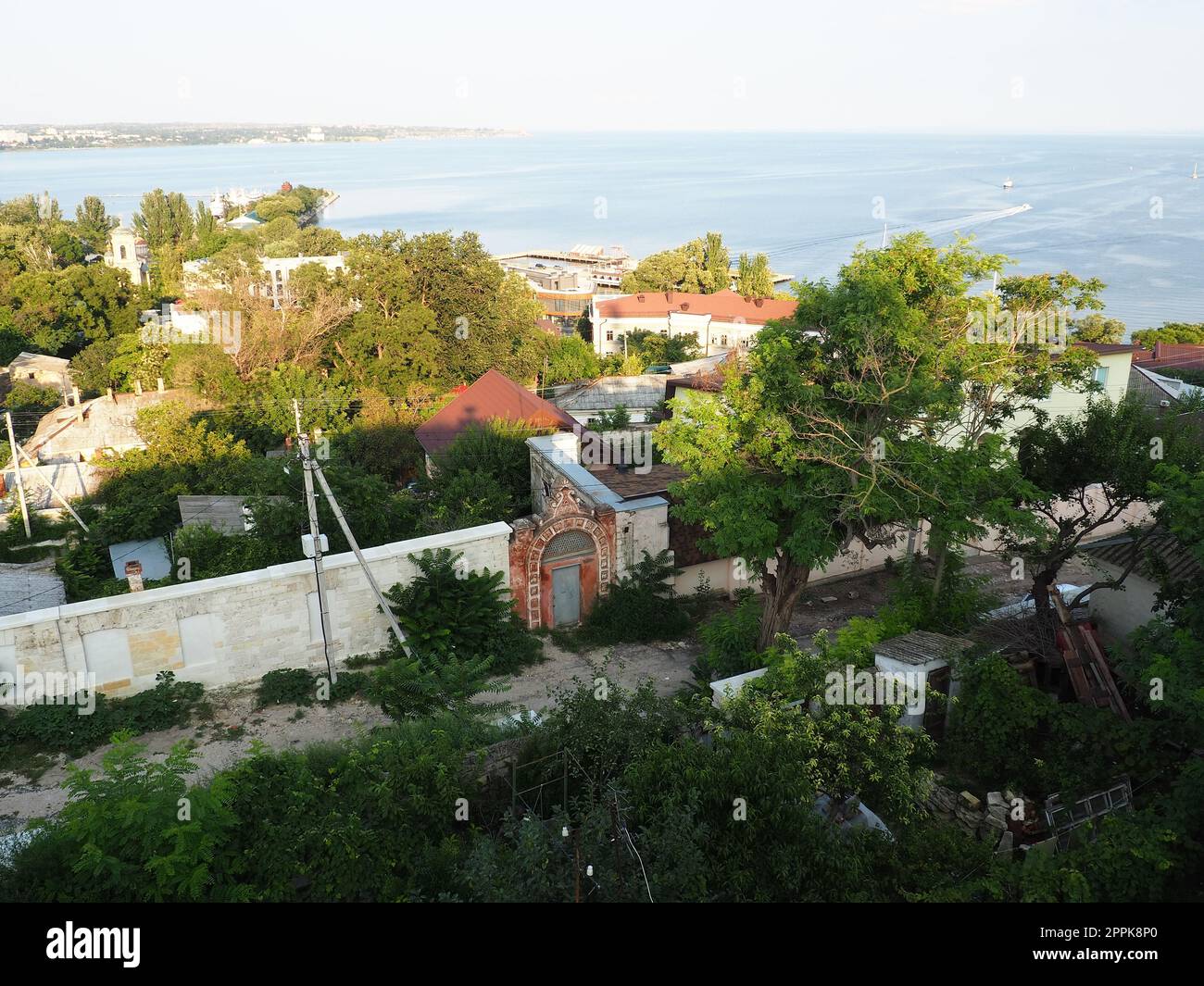 Kerch August 21, 2021 View of the city of Kerch from the observation ...