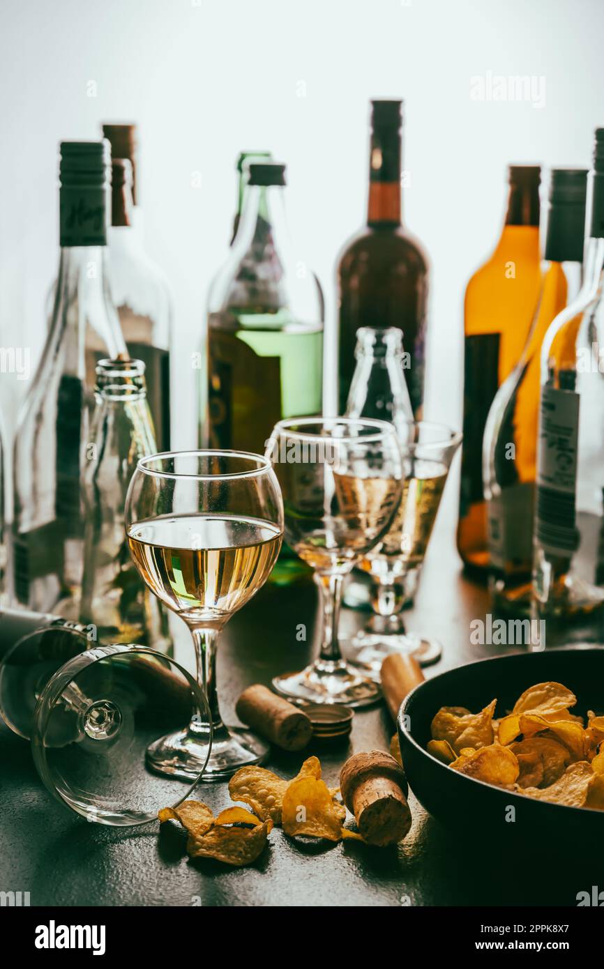 After Party Mess Alcohol