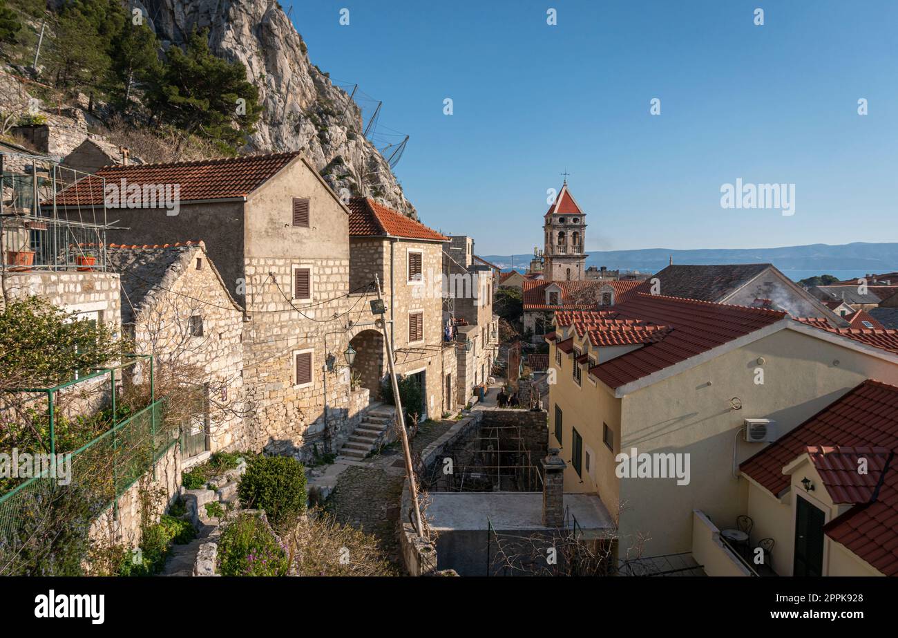 Old Town of Omis, Croatia Stock Photo - Alamy