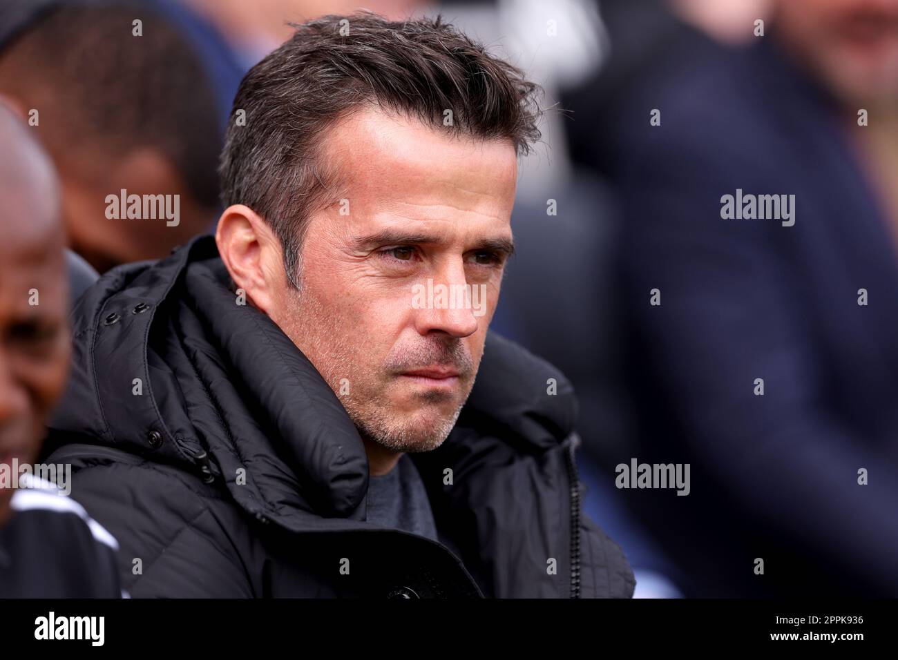 File photo dated 22-04-2023 of Fulham manager Marco Silva. Fulham boss ...