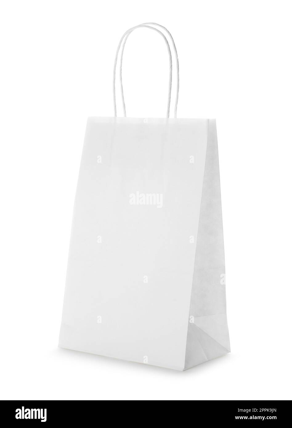 Blank paper bag on white background. Space for design Stock Photo - Alamy