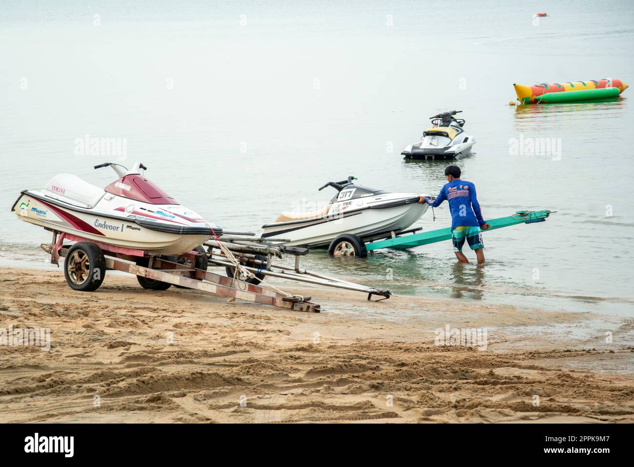 Beach jet ski hi-res stock photography and images - Alamy
