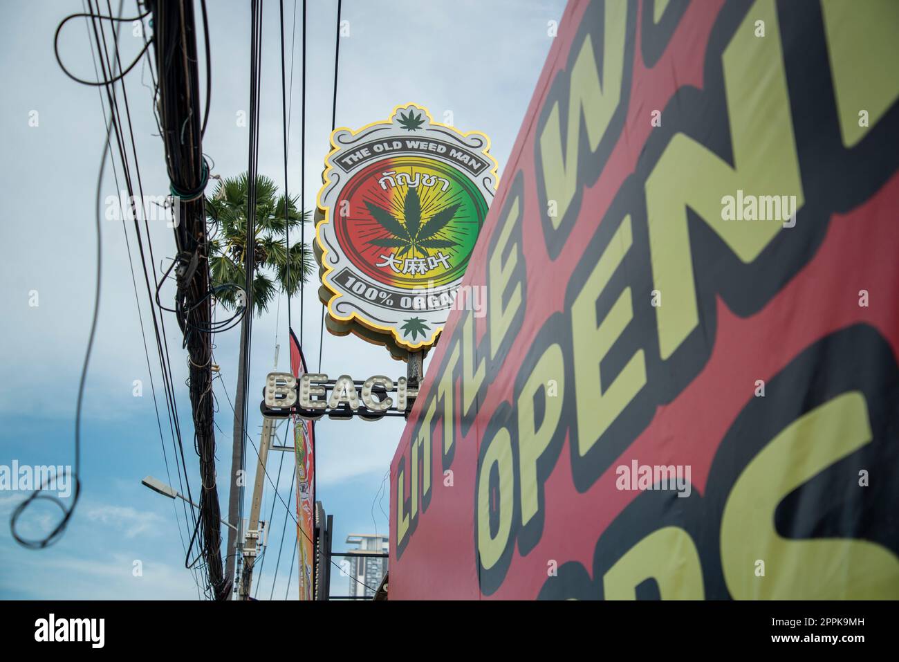 Cannabis shop logo hi-res stock photography and images - Alamy
