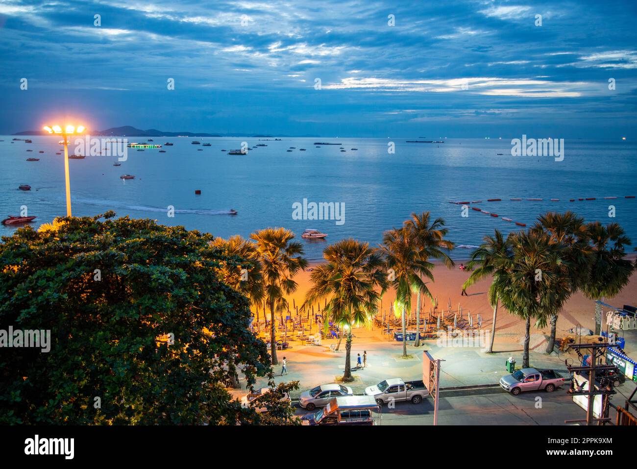 Pattaya beach road hi-res stock photography and images - Alamy