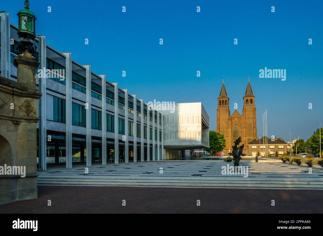 ARNHEM, THE NETHERLANDS - AUGUST 23, 2013: Urban scene, view of the ...