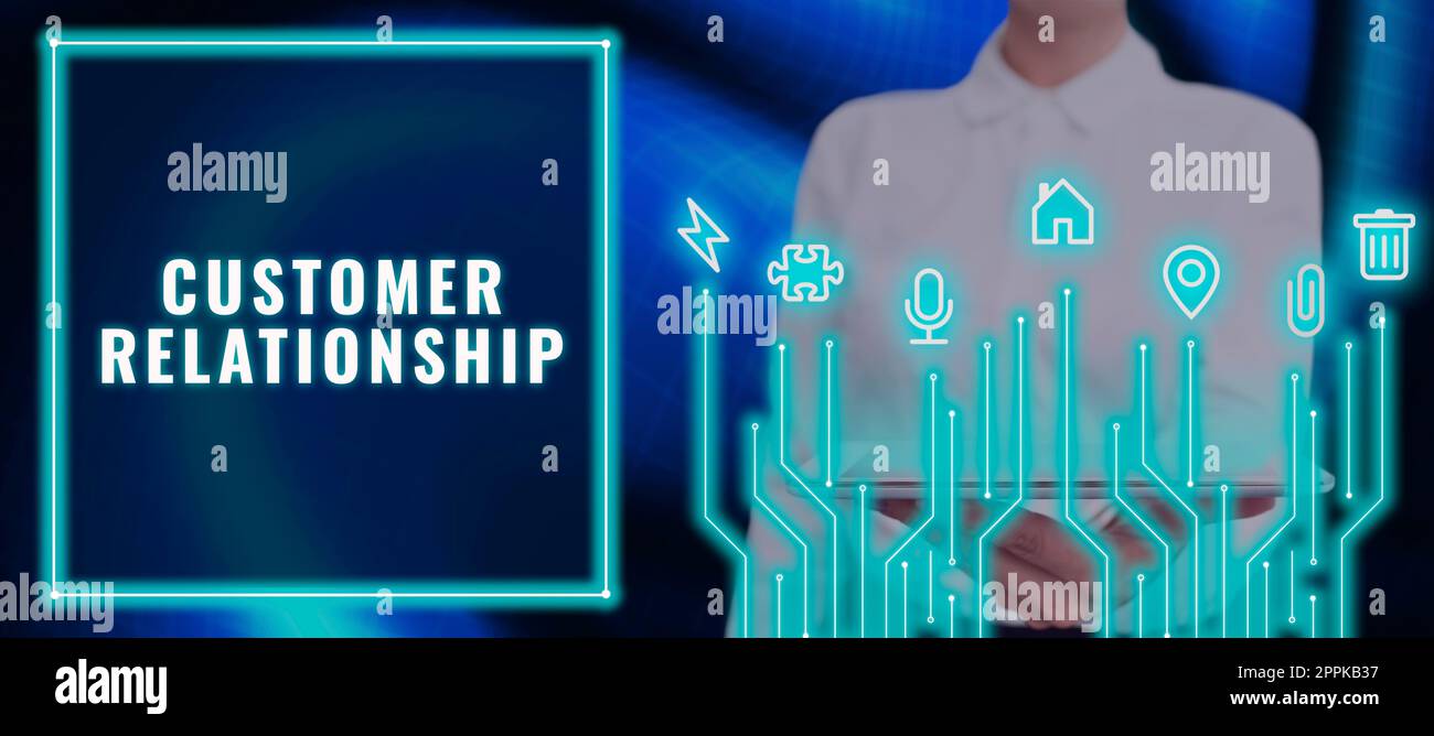 Text caption presenting Customer Relationship. Business idea Deal and ... Text caption presenting Customer Relationship. Business idea Deal and ...