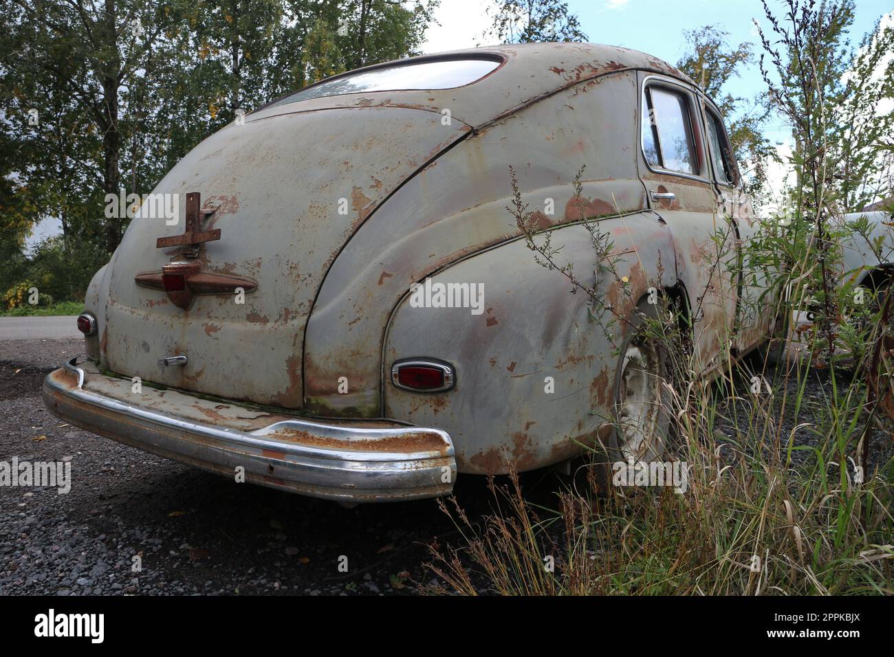 Rear angle classic car hi-res stock photography and images - Alamy
