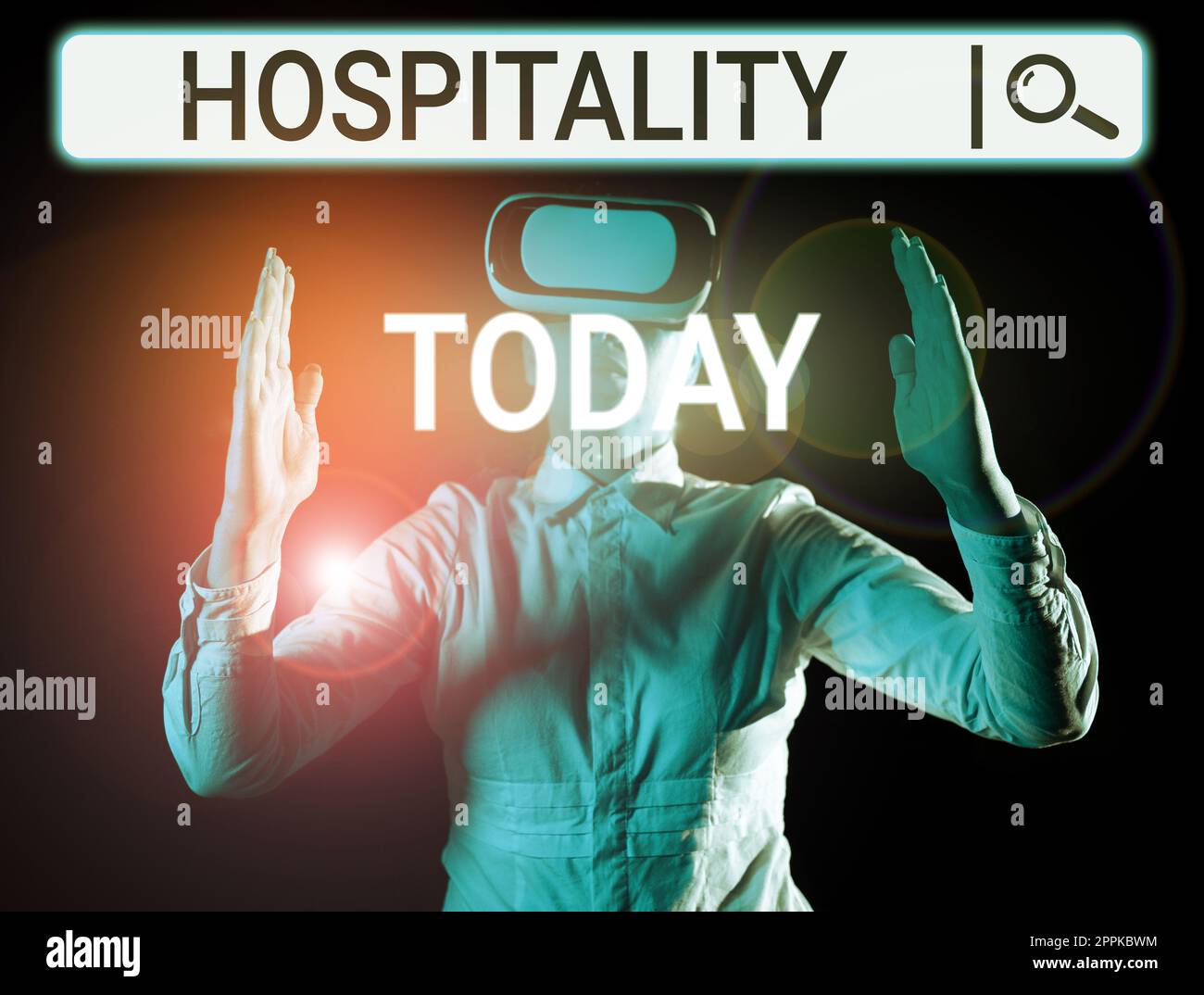 Text showing inspiration Hospitality. Business showcase the friendly ...
