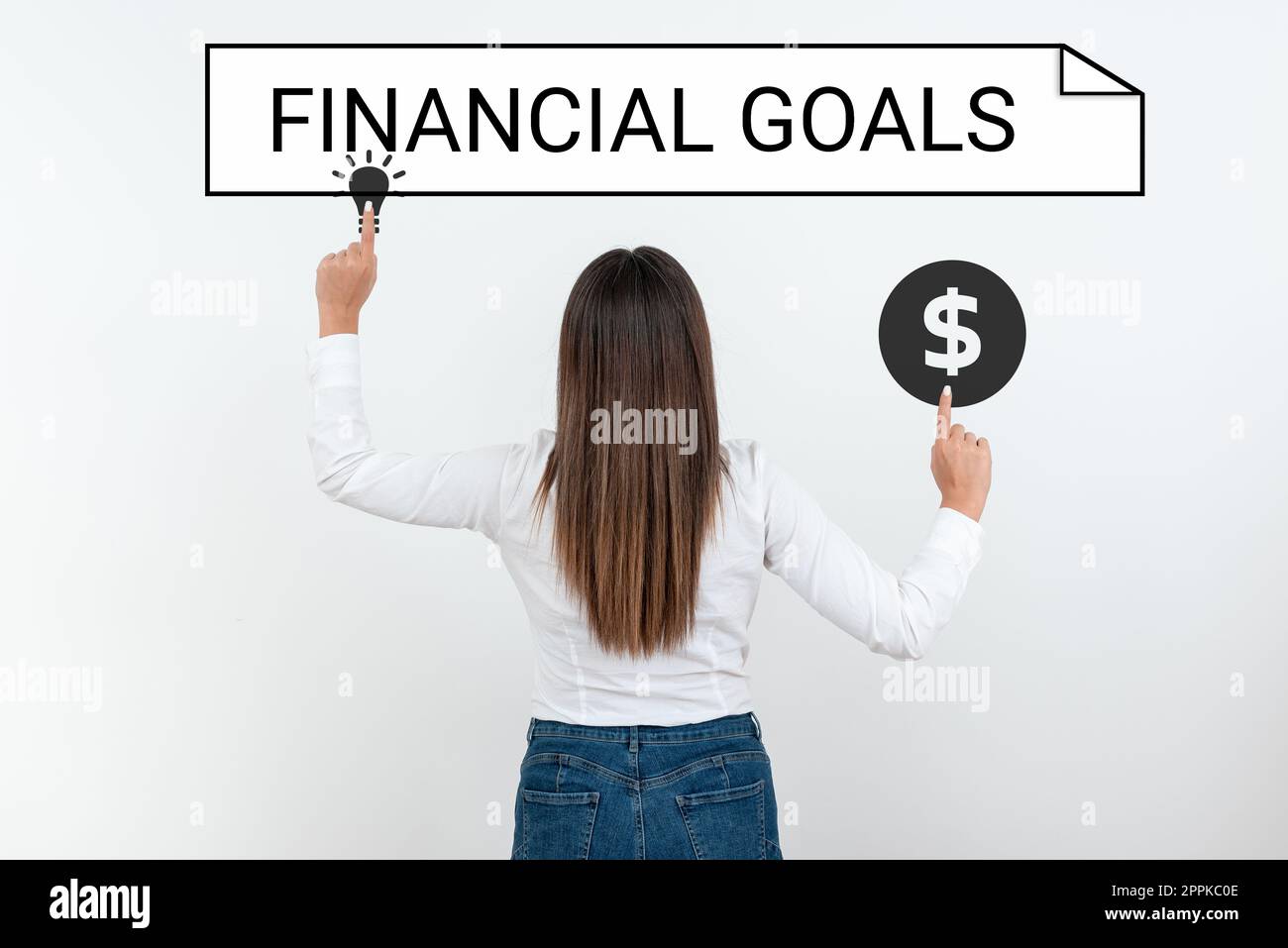 Writing displaying text Financial Goals. Word for targets usually ... Writing displaying text Financial Goals. Word for targets usually ...