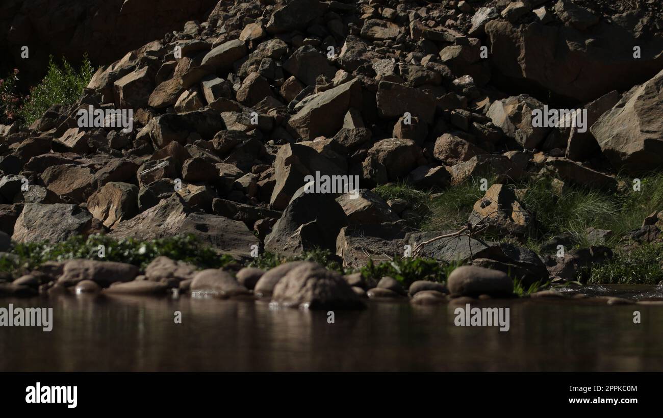 lake rock and stone with water Stock Photo - Alamy