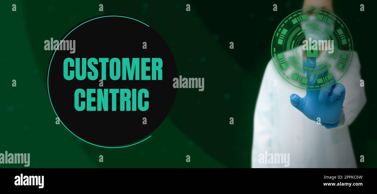 Inspiration showing sign Customer Centric. Conceptual photo process of ...