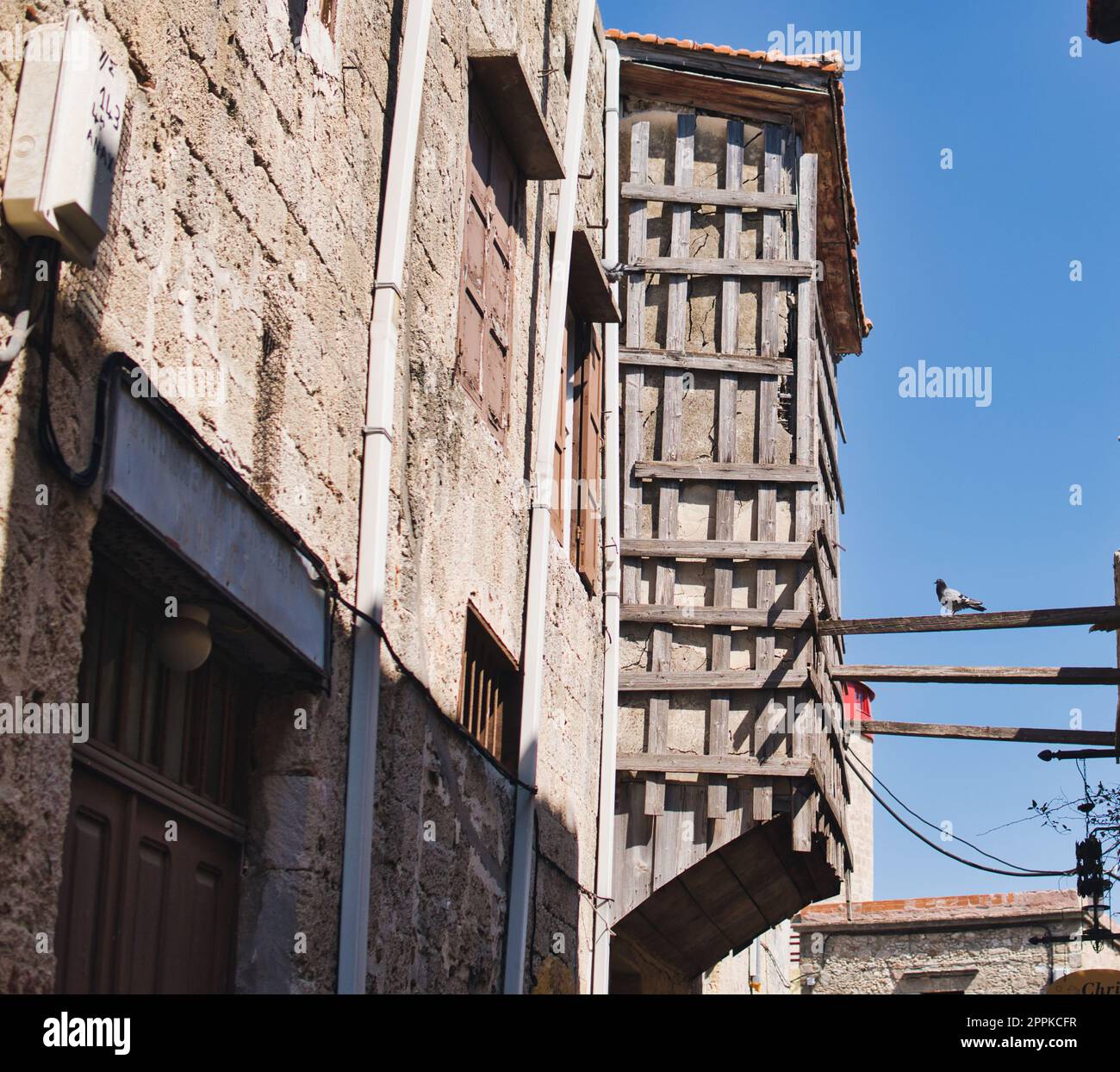 Architecture of Rhodes city Stock Photo - Alamy