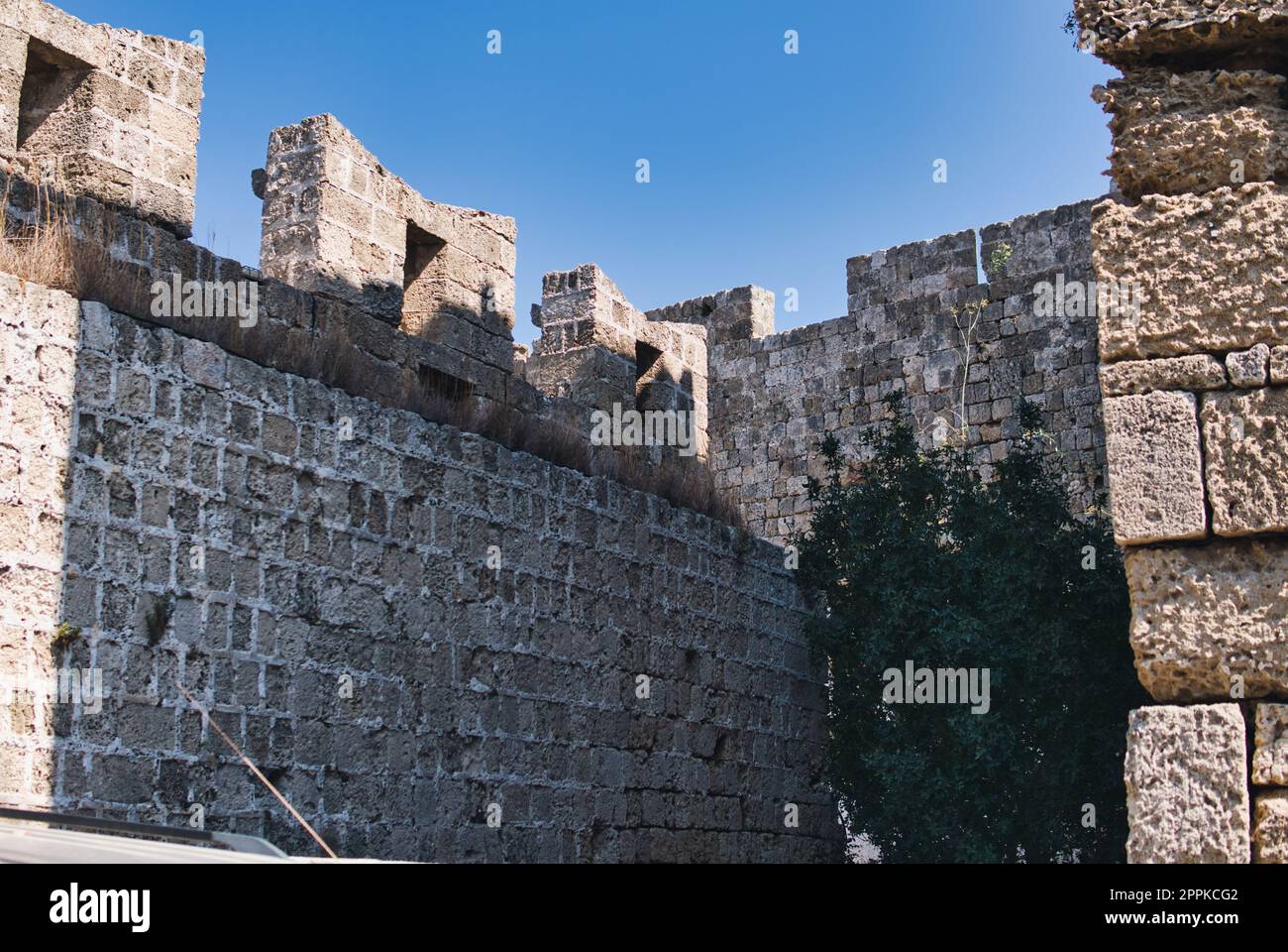 Architecture of Rhodes city Stock Photo - Alamy