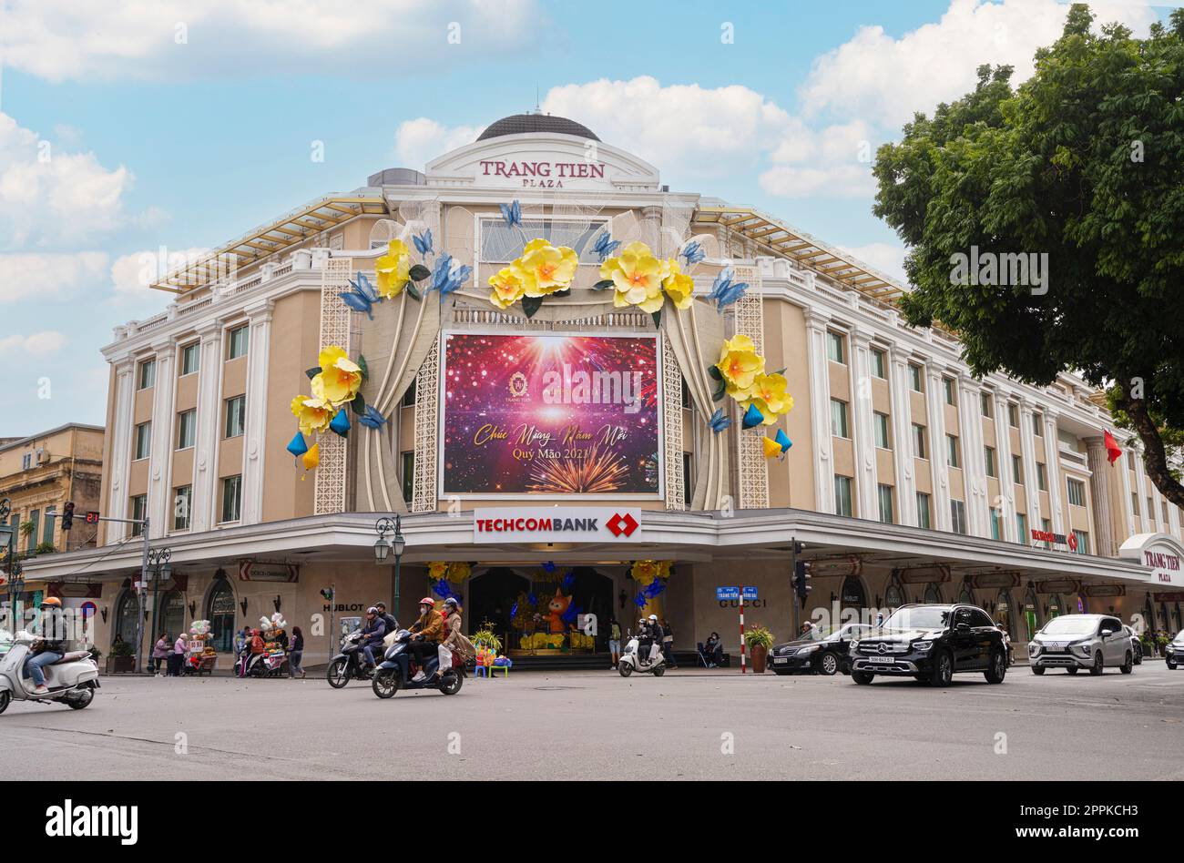 Trang Tien Plaza shopping center building in Hanoi, Vietnam Stock Photo ...