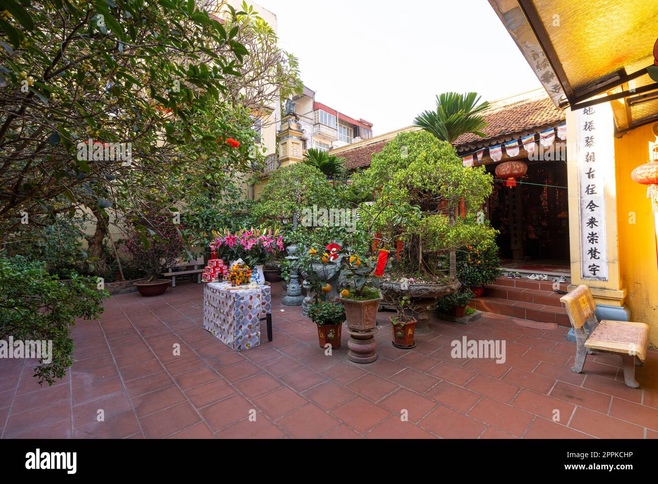 Ba Ngo Temple in Hanoi, Vietnam Stock Photo - Alamy