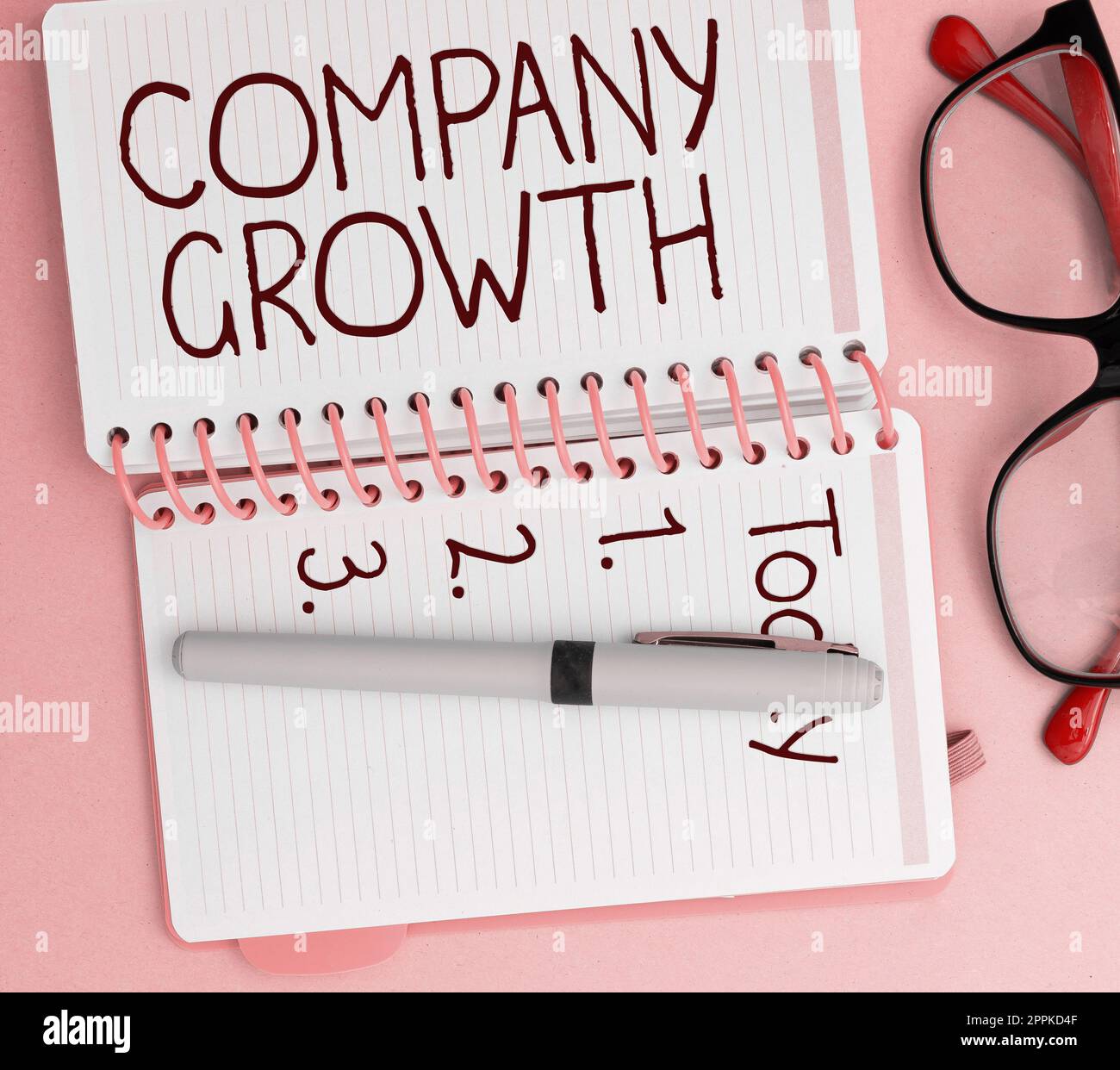Text showing inspiration Company Growth. Conceptual photo a long-term ...