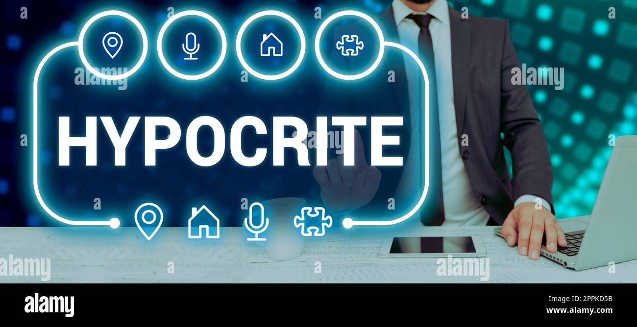 Hypocrite hi-res stock photography and images - Alamy