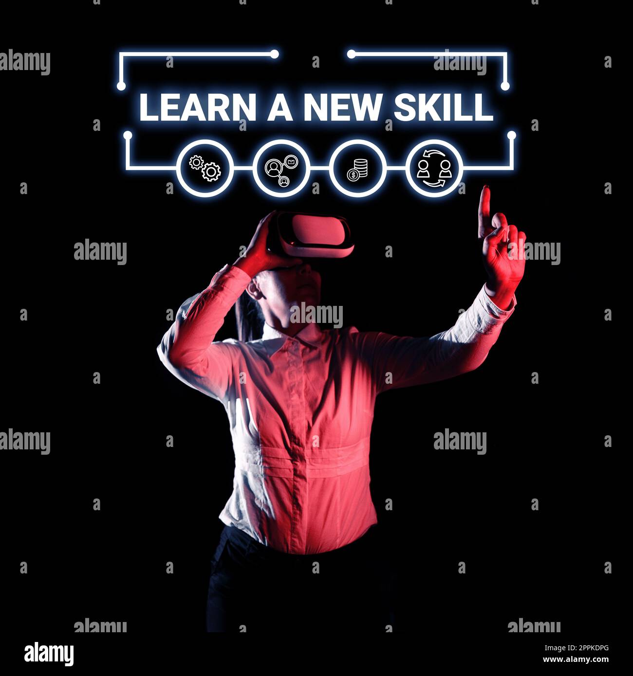 Handwriting text Learn A New Skill. Business idea acquisition knowledge ... Handwriting text Learn A New Skill. Business idea acquisition knowledge ...