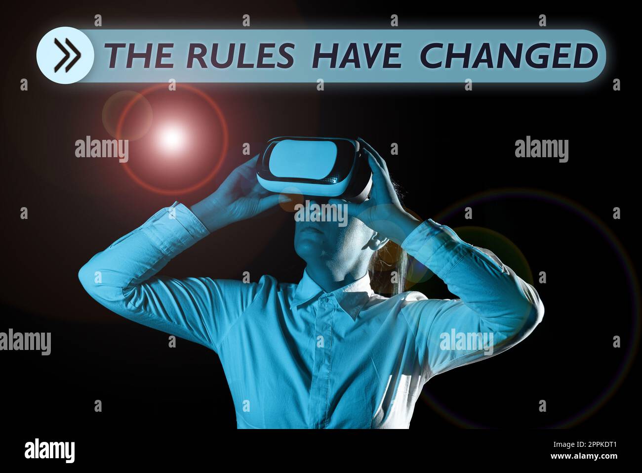 Sign displaying The Rules Have Changed. Business idea the agreement or ...