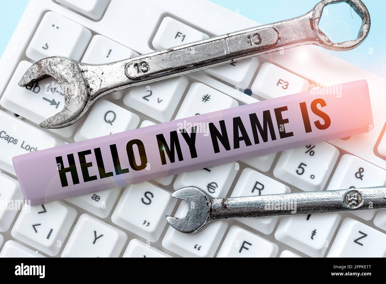 Text caption presenting Hello My Name Is. Business approach introducing ... Text caption presenting Hello My Name Is. Business approach introducing ...