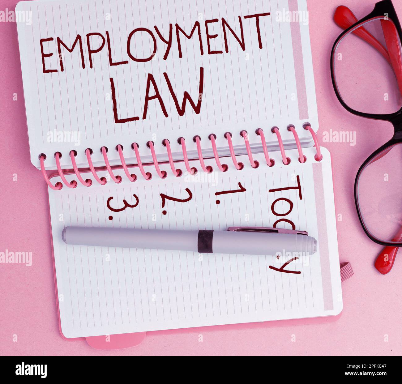 Writing displaying text Employment Law. Business showcase deals with ...