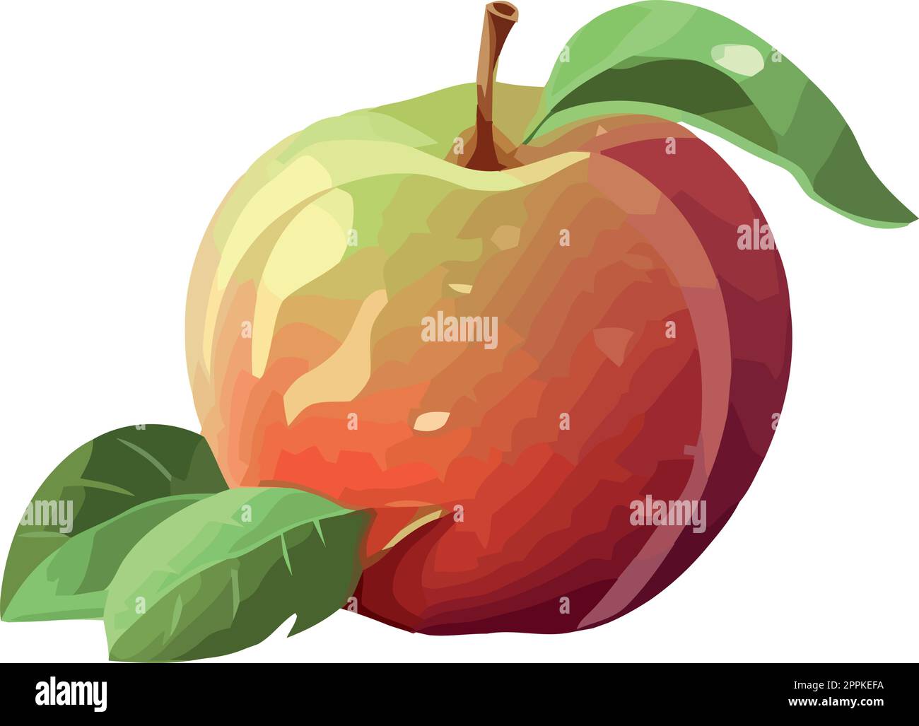 Juicy apple symbol of healthy eating freshness Stock Vector Image & Art ...