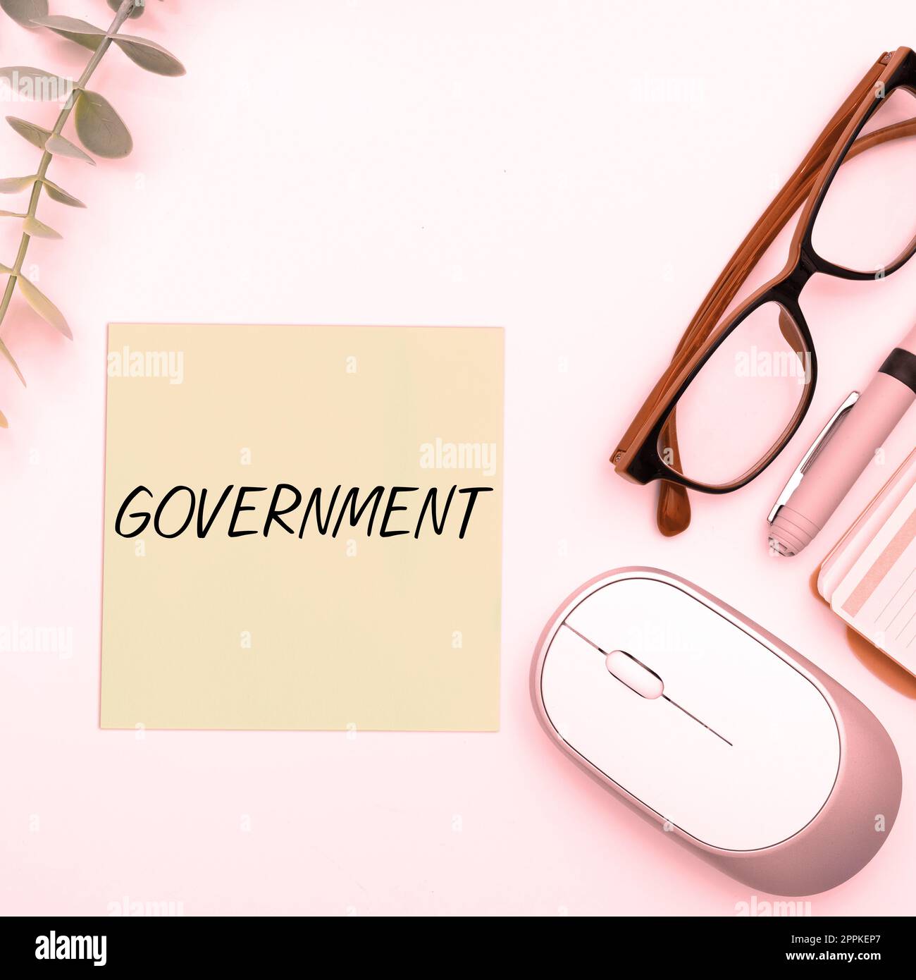Text caption presenting Government. Business concept Group of people ...