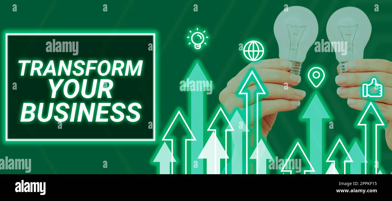 Handwriting text Transform Your Business, Concept meaning Modify energy ... Handwriting text Transform Your Business, Concept meaning Modify energy ...