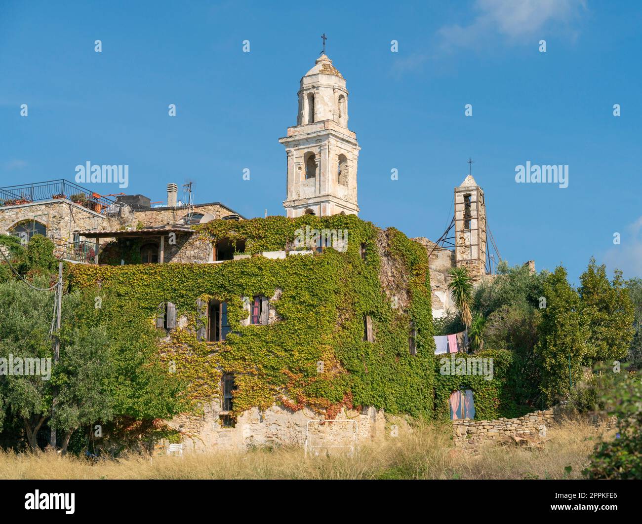 Bussana Vecchia in Liguria Stock Photo - Alamy