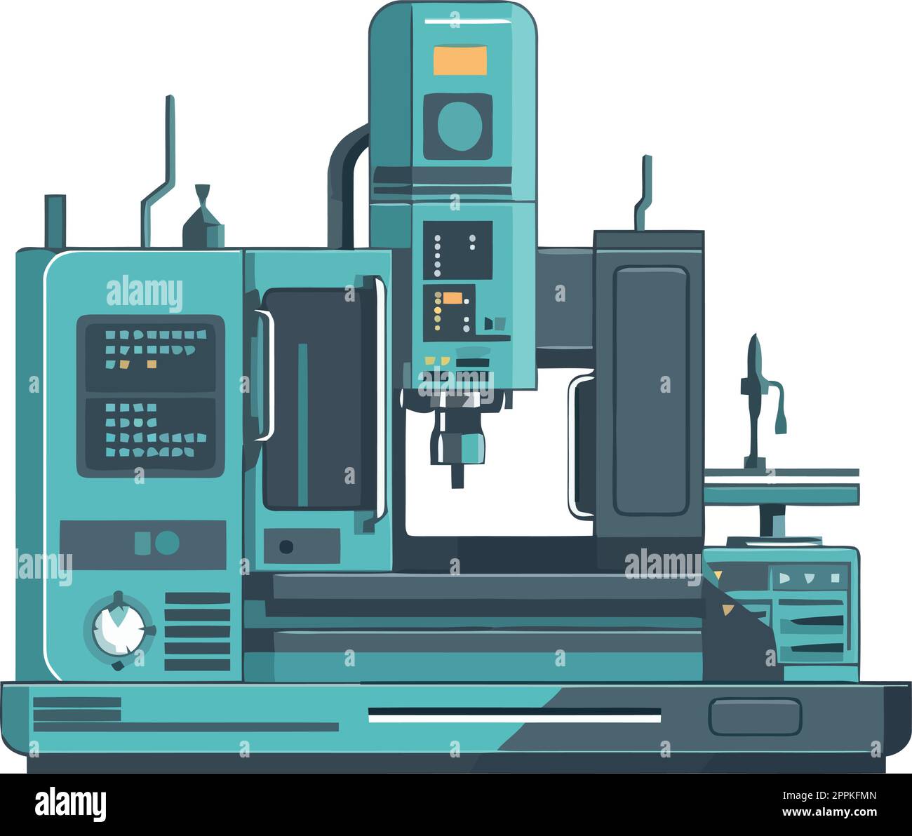 Automated robotics revolutionizing industry Stock Vector Image & Art ...