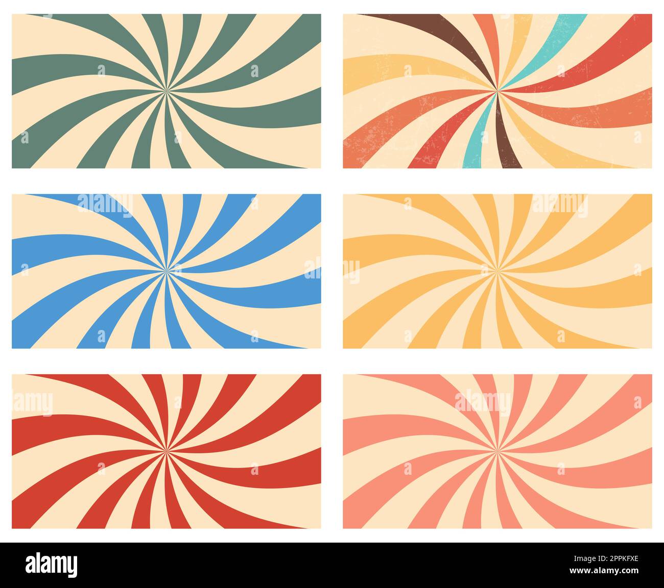 Set of vintage retro backgrounds. Vector illustration Stock Vector ...