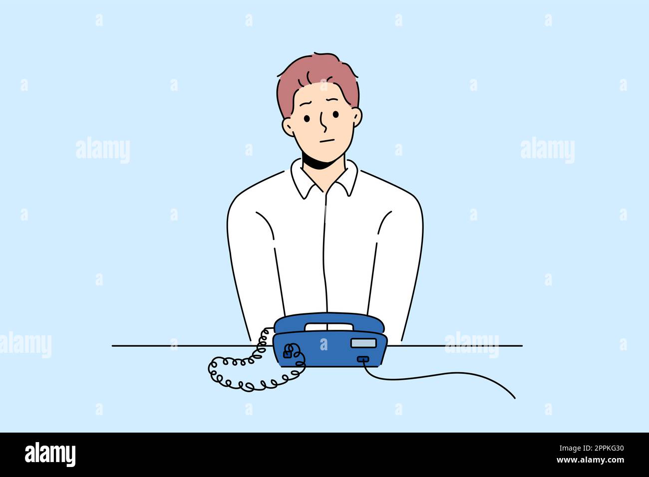 People awaiting client Stock Vector Images - Alamy