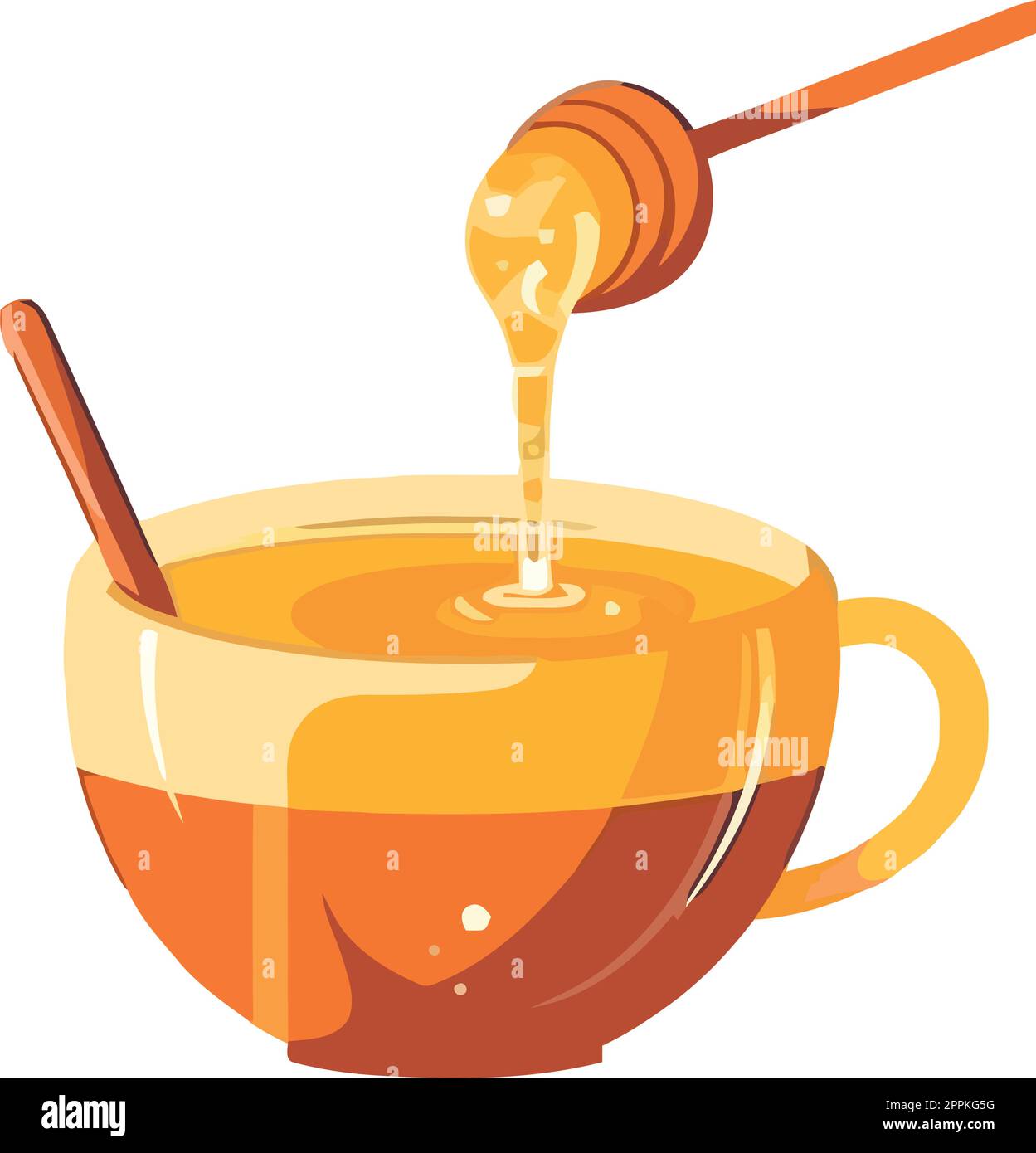 Spoon from wood Stock Vector Images - Alamy