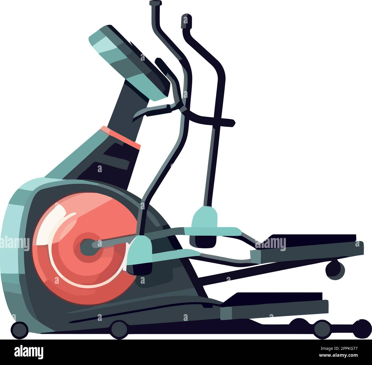 Athlete training gym cycle Stock Vector Images - Alamy