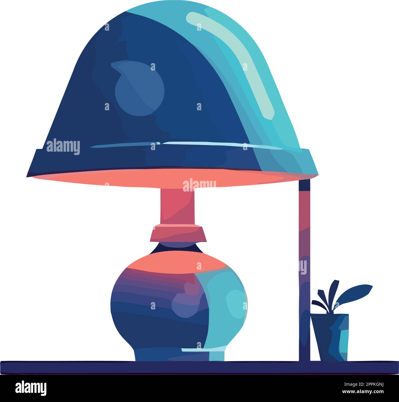 Modern desk lamp Stock Vector Image & Art - Alamy