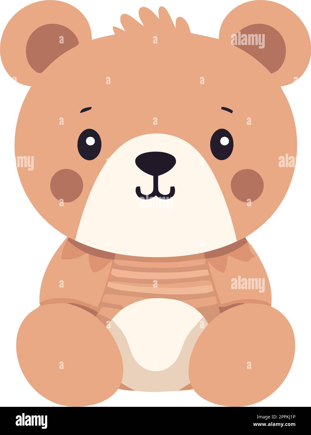 Smiling teddy bear toy design Stock Vector Image & Art - Alamy